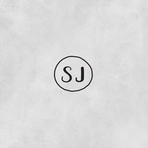 Mini Stamp for Pottery With Your Initials, Small Monogram Stamp for ...