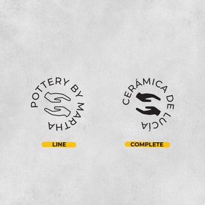 Handmade Custom Pottery Marks With Your Name, Custom Pottery Mark ...