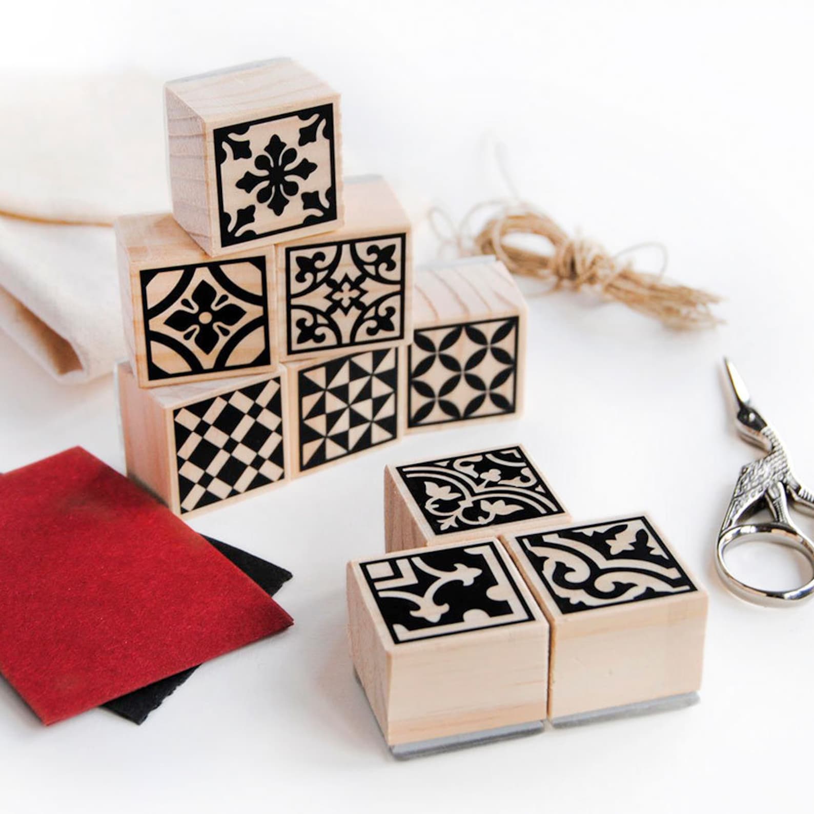 Sagrada Familia Rubber Stamp Modern Illustration, Barcelona Travel ...