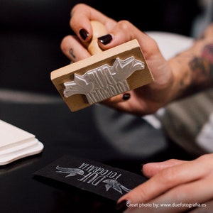 Small Custom Logo Stamp for Personalized Brand Tags and Labels ...