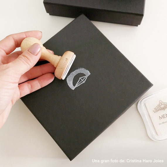 Logo Stamp for Labels Small Package Stamp Small Custom | Etsy