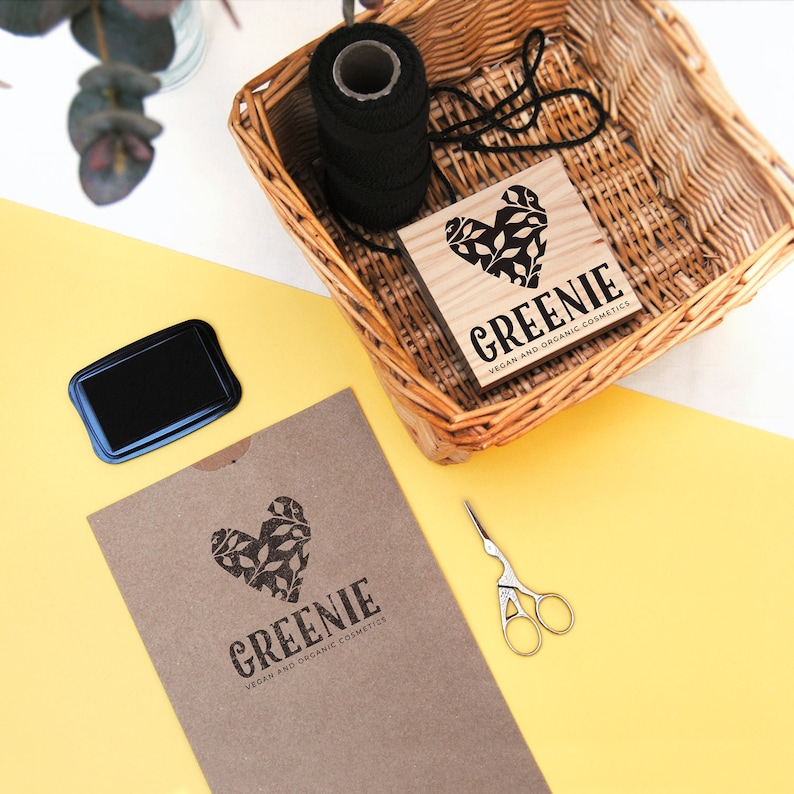 Large branding logo stamp 5 inches stamp custom stamp large | Etsy