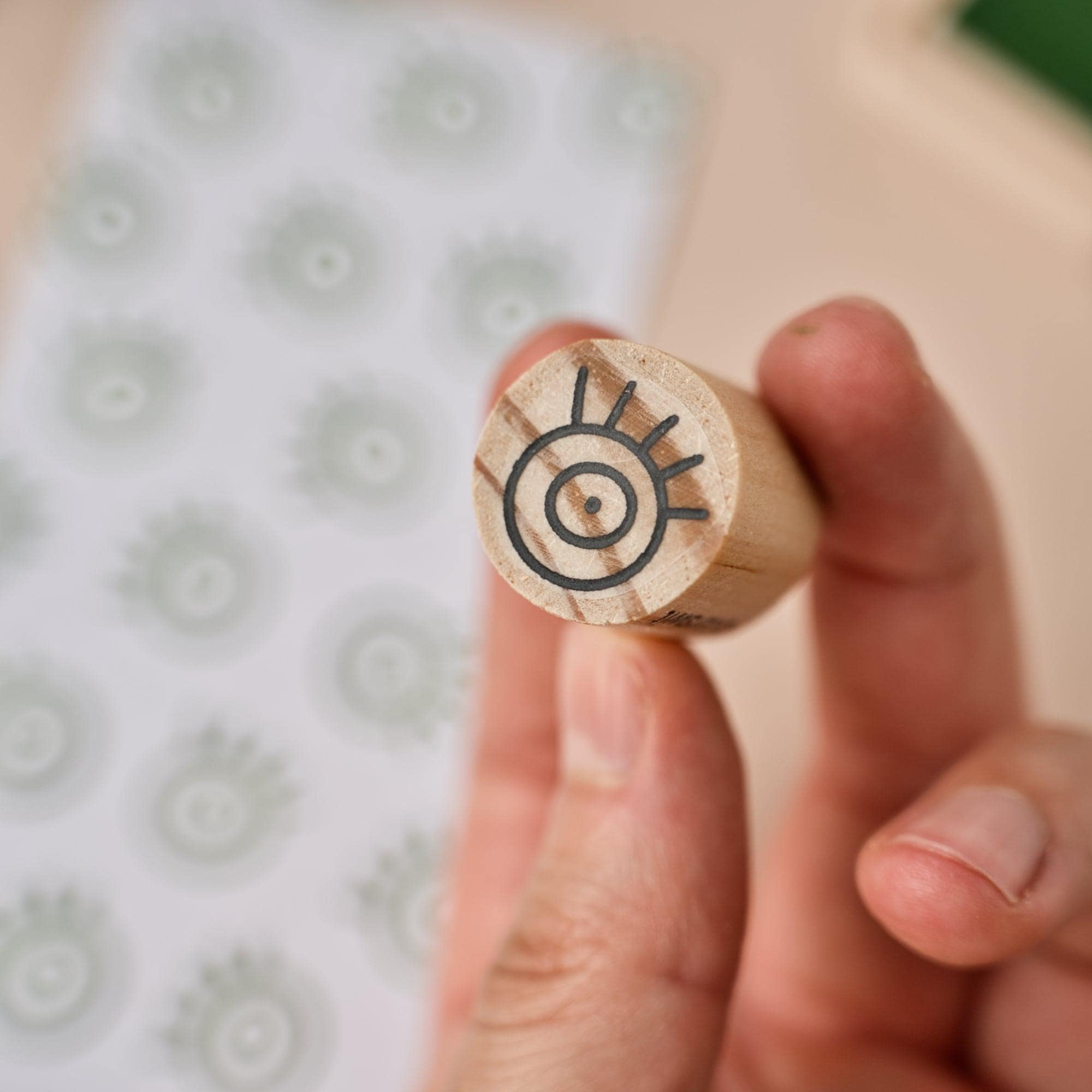 Turkish Blue Eye or Kaktos Mati for Scrapbooking, Evil Eye Rubber Stamp ...