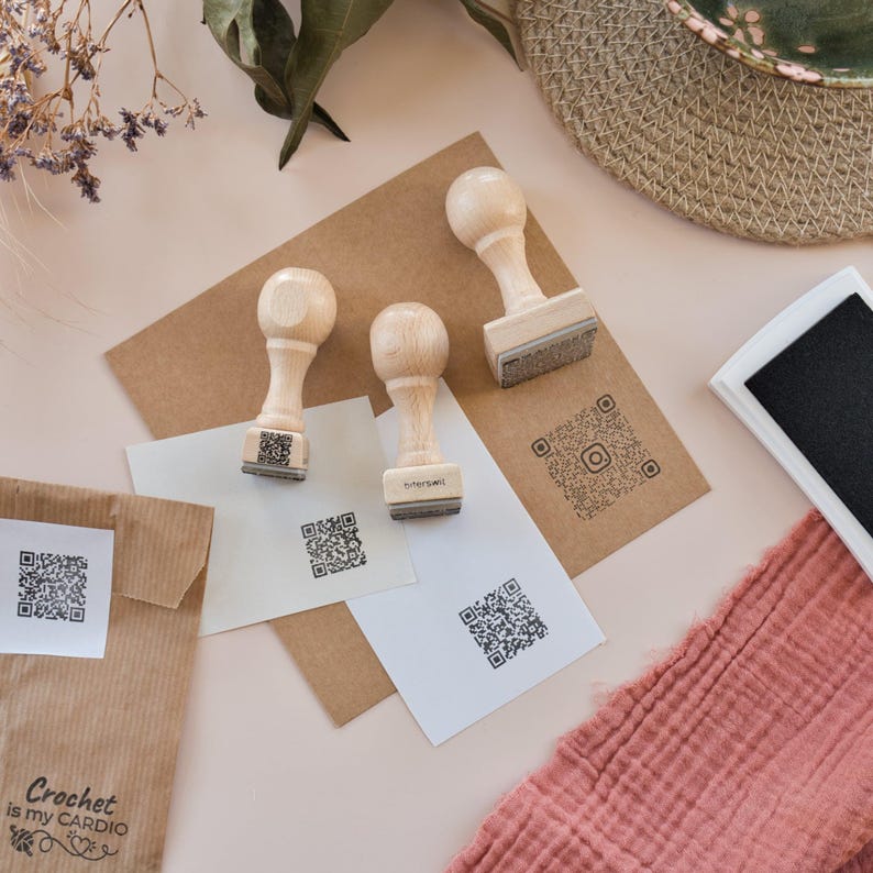 Custom QR Code Stamp, Personalize Your Packaging, Cards and Promotions ...