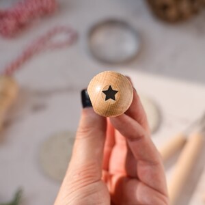 Small Star Stamp for DIY Christmas Tree Charms and Ornaments, Polymer ...
