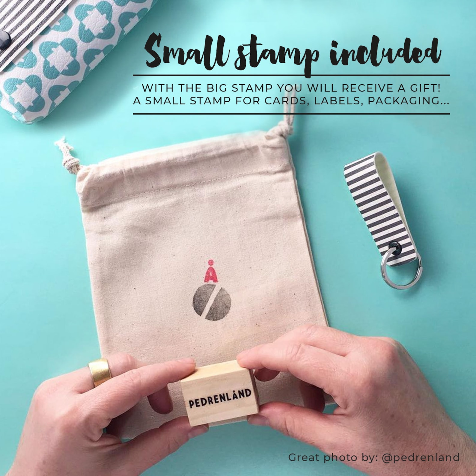 Custom Logo Stamp for Large Boxes and Bags, Stamp for Envelope, Stamp ...