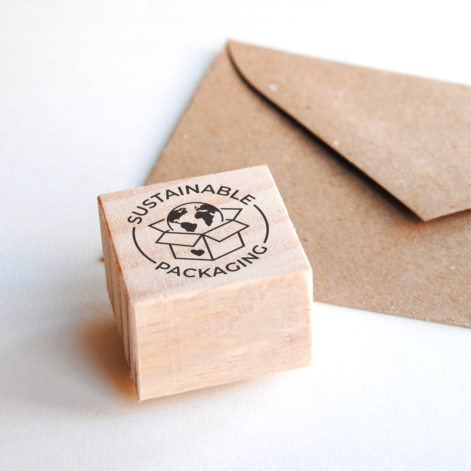 Packed With Reused Materials Stamp for Reused Package | Etsy