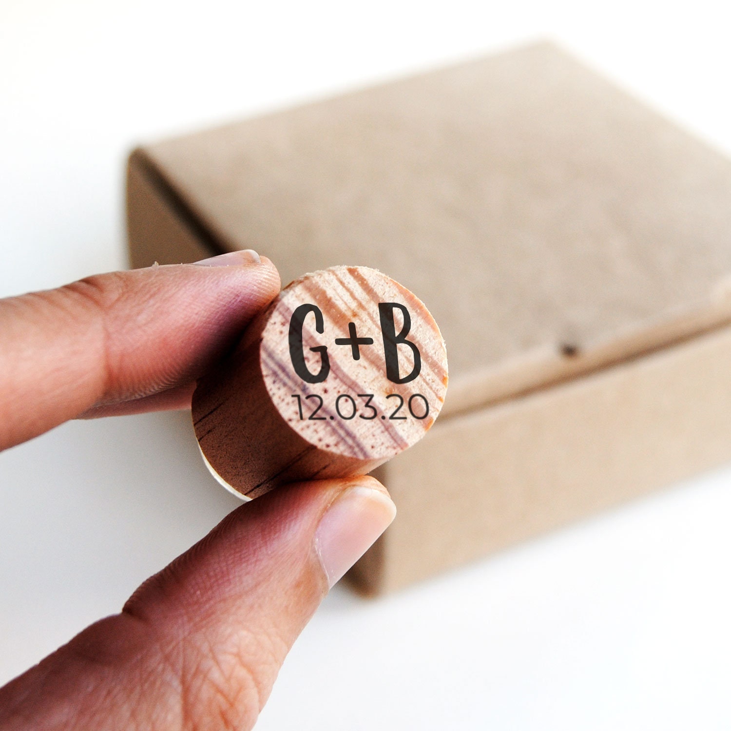 Small monogram wedding stamp monogram stamp small stamp | Etsy