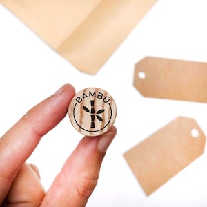 Bamboo Icon Stamp for Bamboo Garment Labels and Tags, Bamboo Clothing ...
