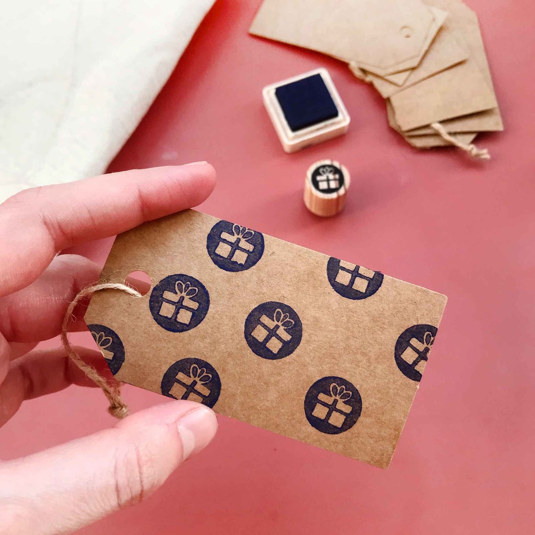 Mini Gift Stamp for Bullet Journal Birthday Page, Christmas DIY ...