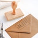 Simple and Modern Frame Address Stamp Rectangular Return - Etsy