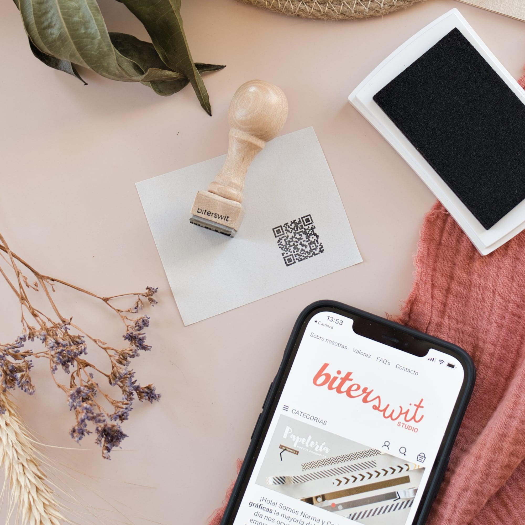 Custom QR Code Stamp, Personalize Your Packaging, Cards and Promotions ...