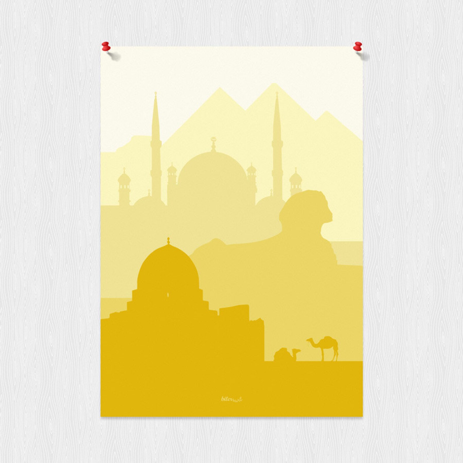 Printable Egypt Minimal Art Travel Gift Pyramids Art Large | Etsy