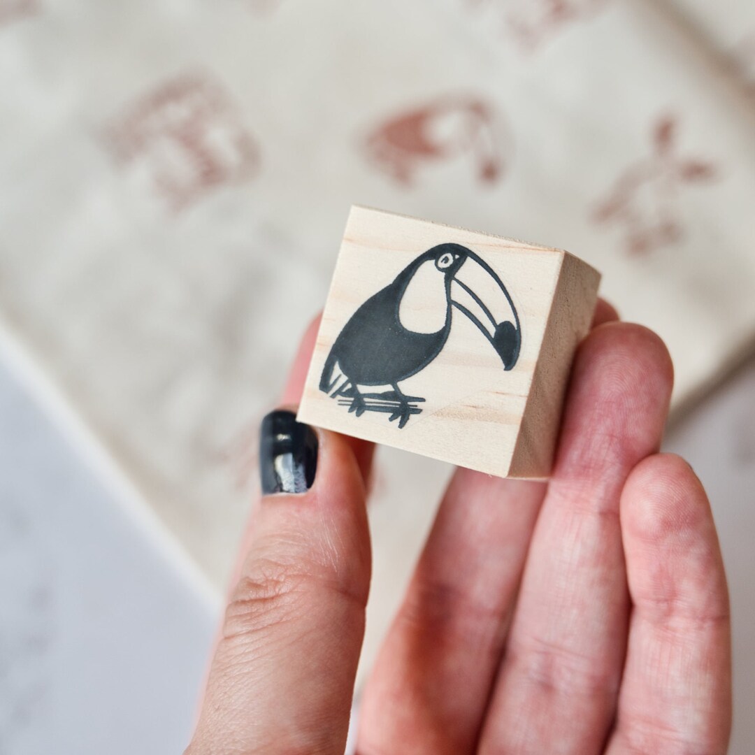 Toucan Bird Rubber Stamp for Jungle Stationary Decorations, Children's ...