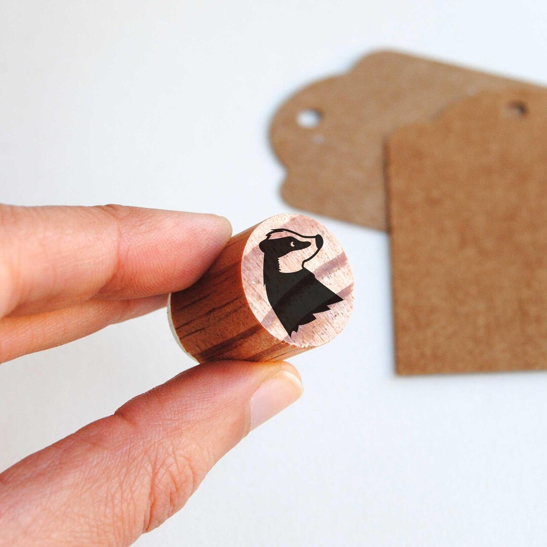 Mini Badger Rubber Stamp for Magic Lovers, Fantasy Bullet Journal Stamp ...