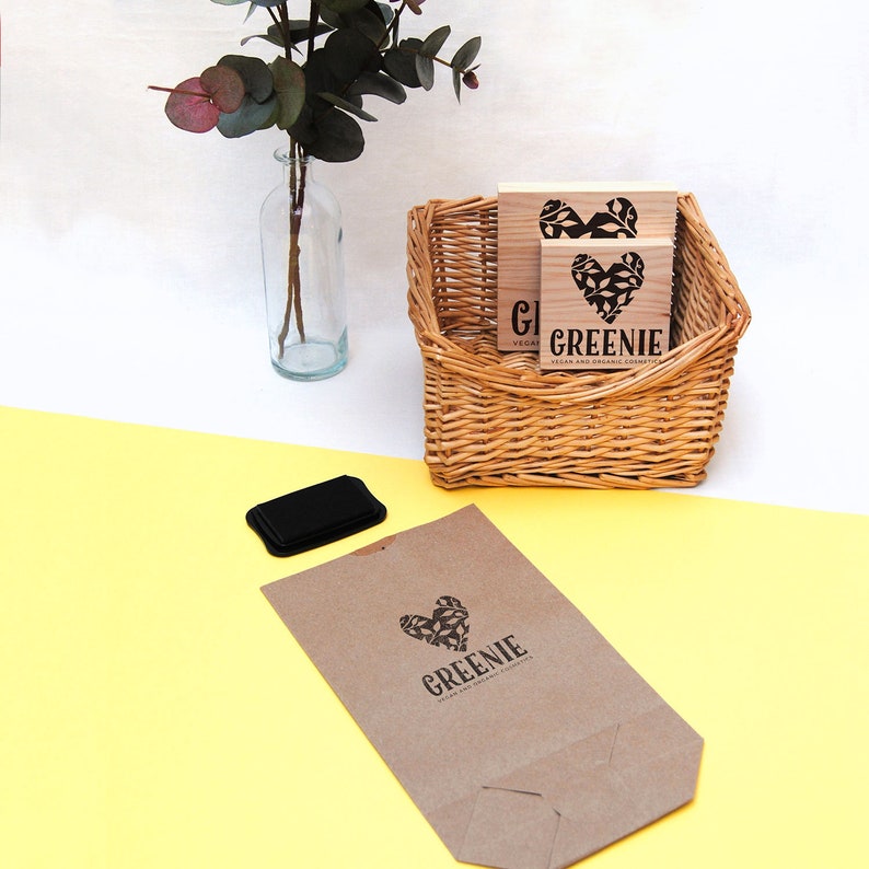 Large branding logo stamp 5 inches stamp custom stamp large | Etsy