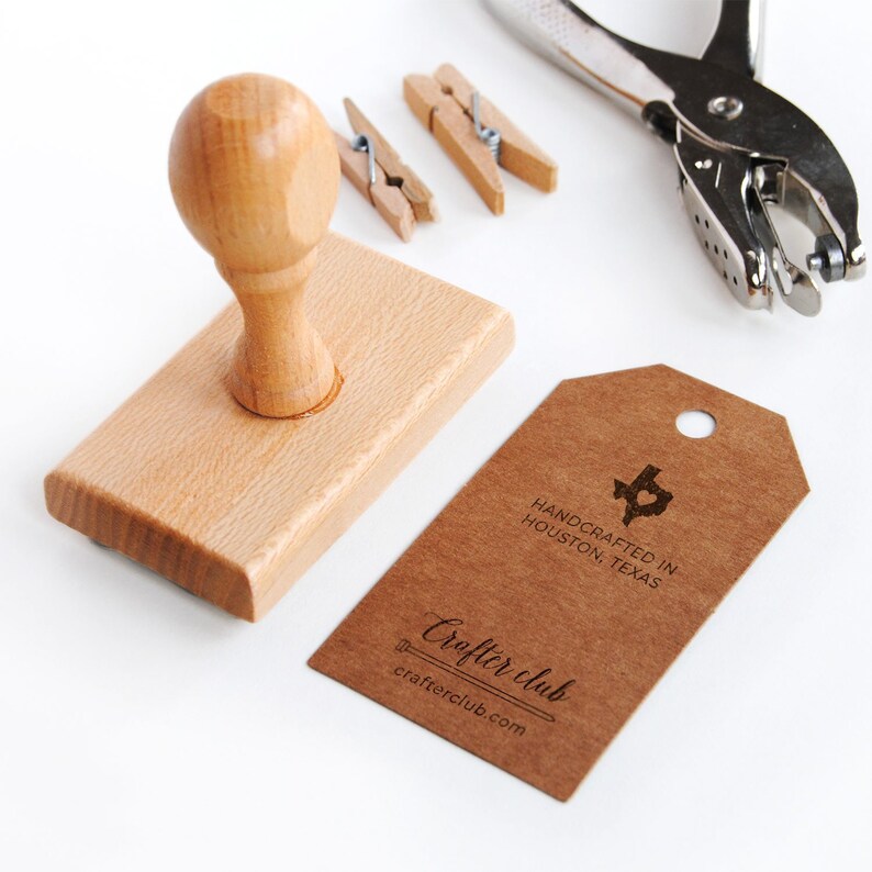 Custom State Stamp Made in With Brand Logo Custom State With - Etsy