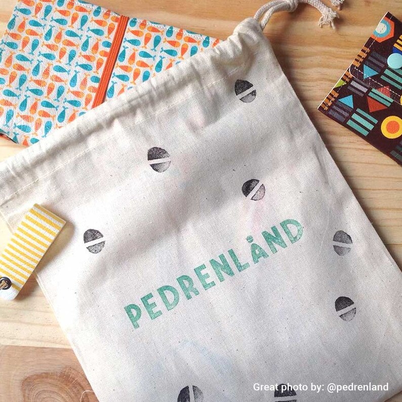 Large Custom Logo Stamp for Big Boxes and Paper Bags - Etsy