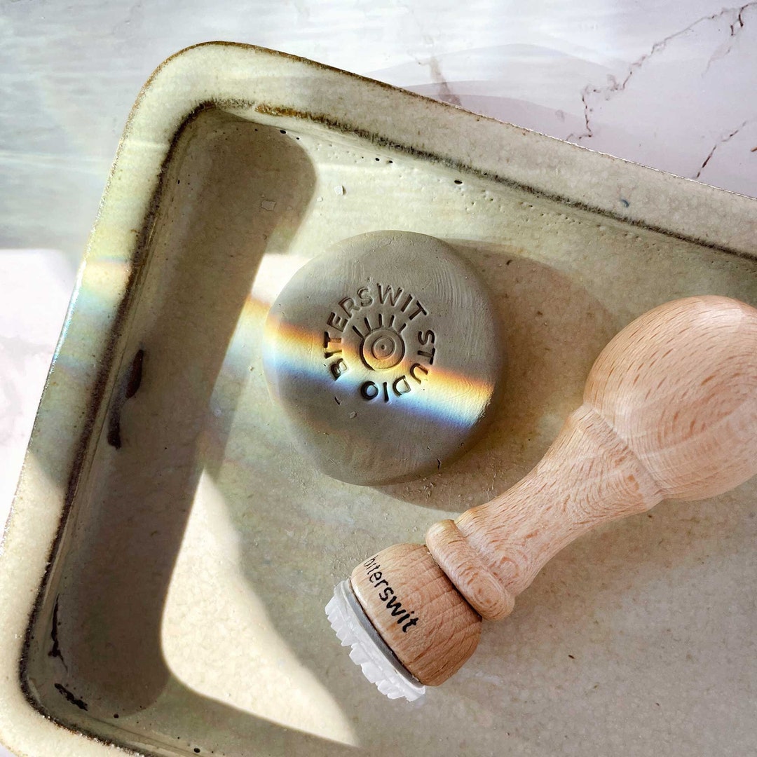 Turkish Eye Minimal Symbol for Clay, Evil Eye Custom Pottery Stamp With ...