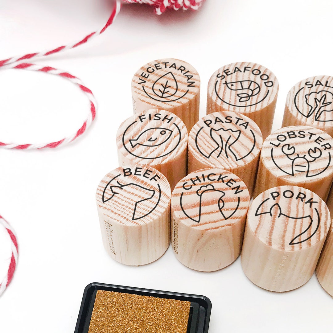 Meal Choice Icon Stamps, Wedding Meal Choice Stamps, Passover Place ...