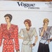 Vogue Pattern #9568, 1986 Two Piece Dress Size 10 - Etsy