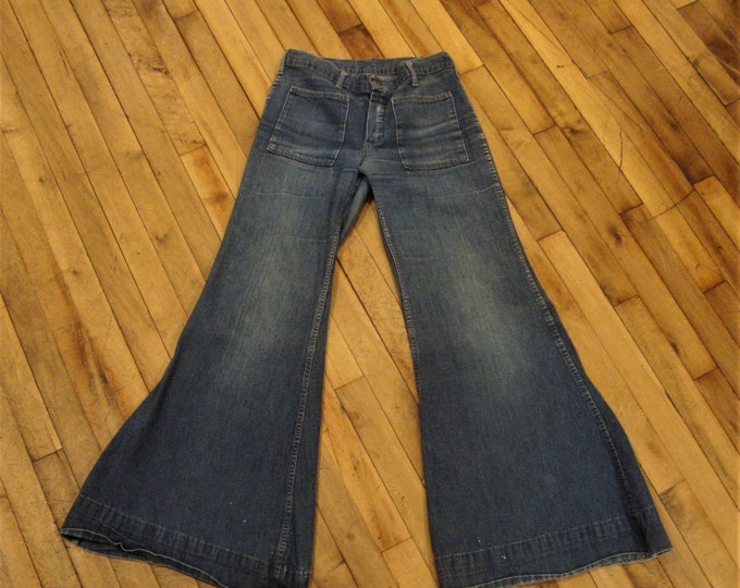 Vintage 70s Plaid Bell Bottoms: High Waisted Flare Pants - Etsy