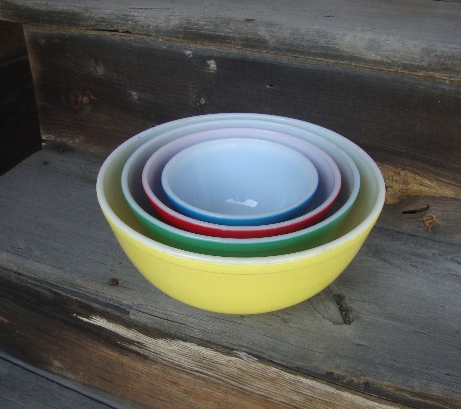 Vintage 1950's Pyrex Classic Primary Colors Mixing Bowl - Etsy