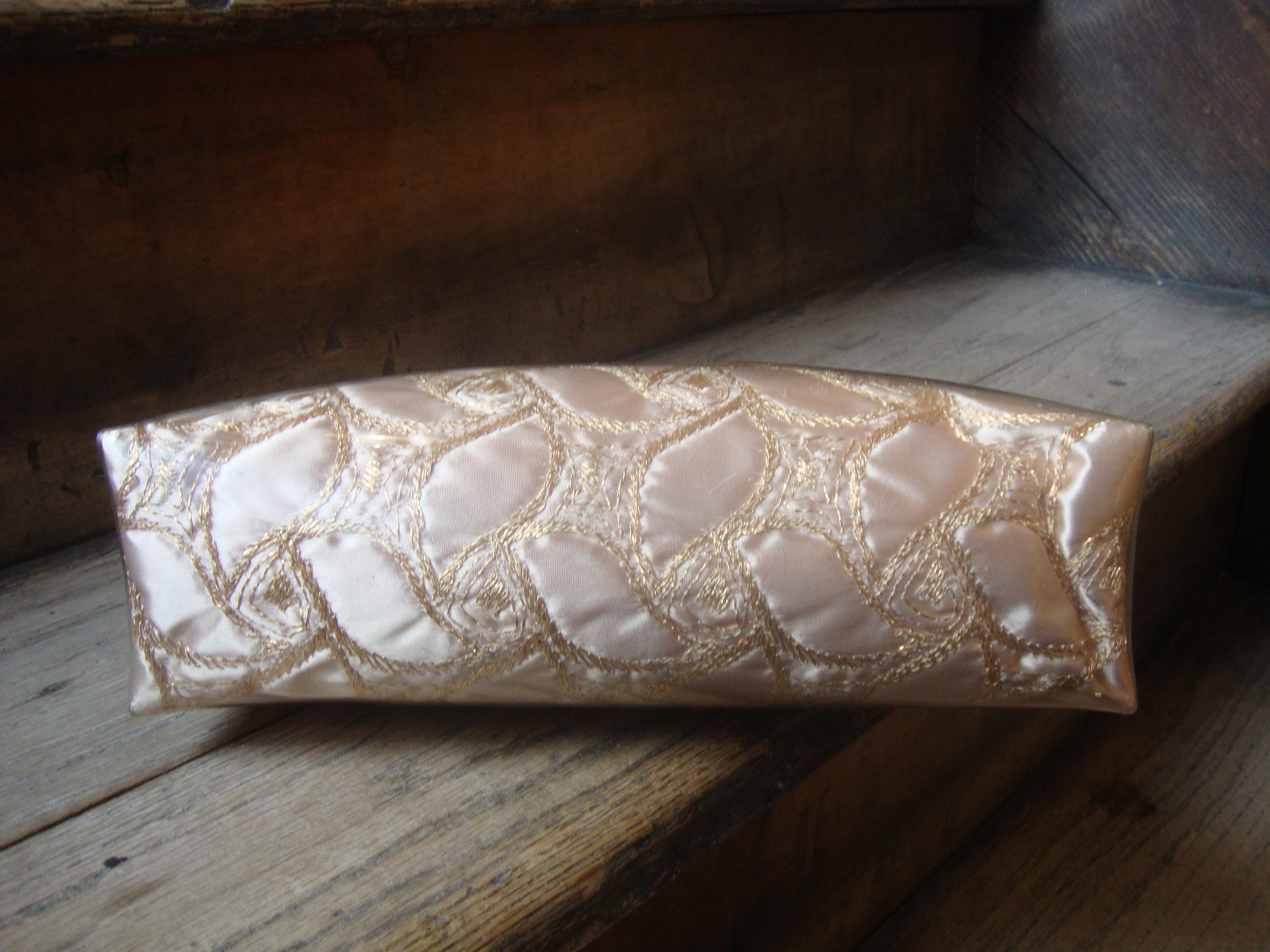 Vintage 1950's 1960's Gold Embroidered Brocade Under - Etsy