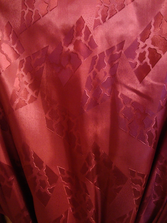 Vintage 1930's 1940's Maroon Art Deco Pattern Men's S… - Gem