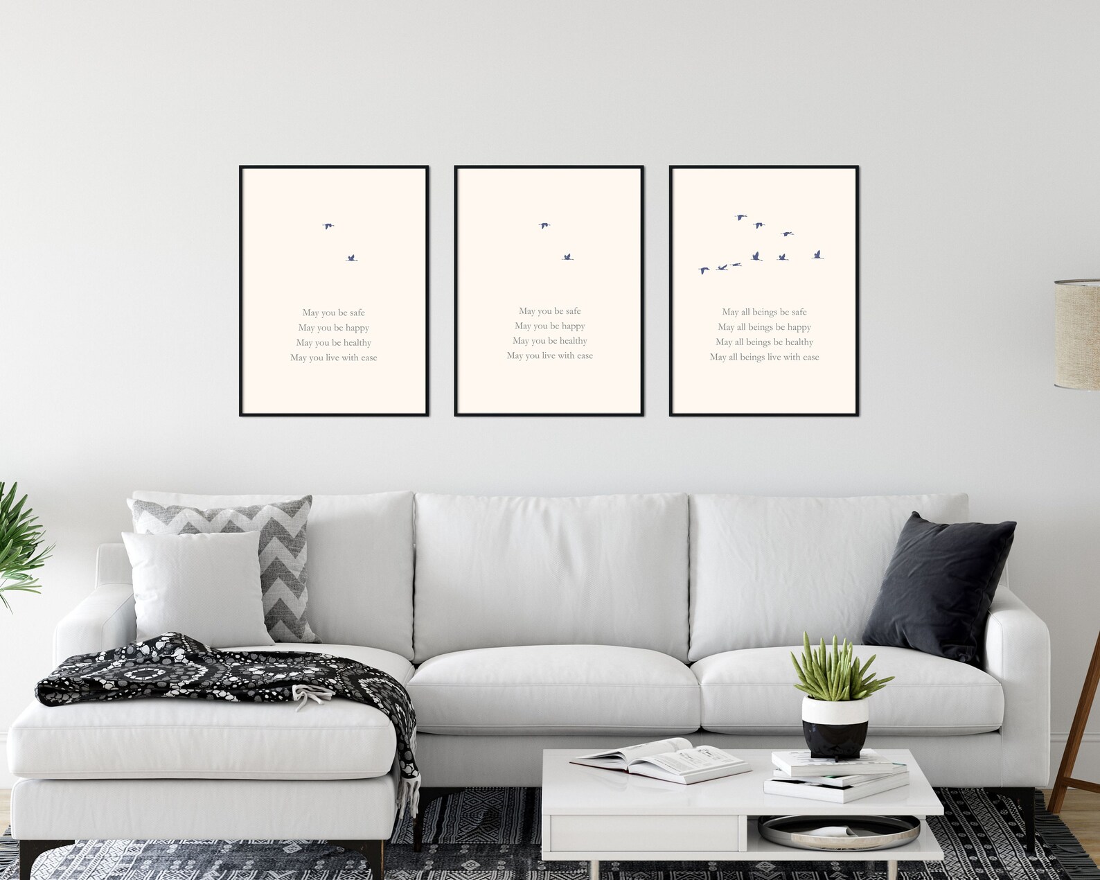 Loving Kindness (metta Prayer) Art Prints, Mindfulness Meditation Gift ...