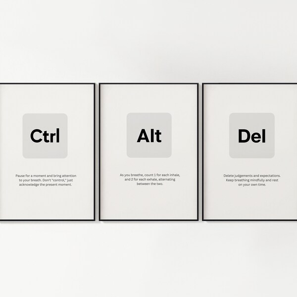 Ctrl Alt Del - Etsy