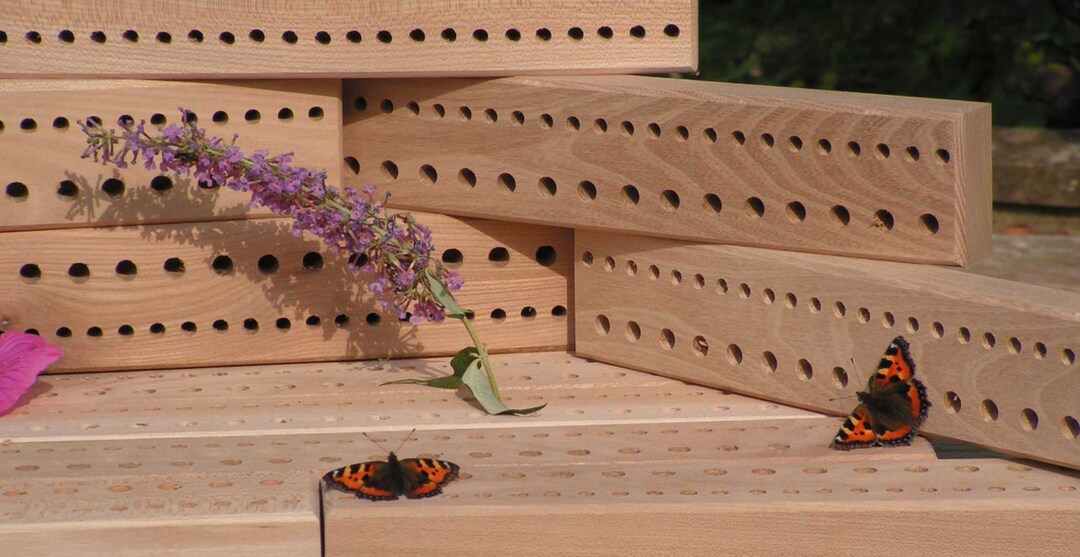 500mm Oak Peg Loom 3 Rows, 3 Different Spacings, 6 & 9mm Pegs Totally ...