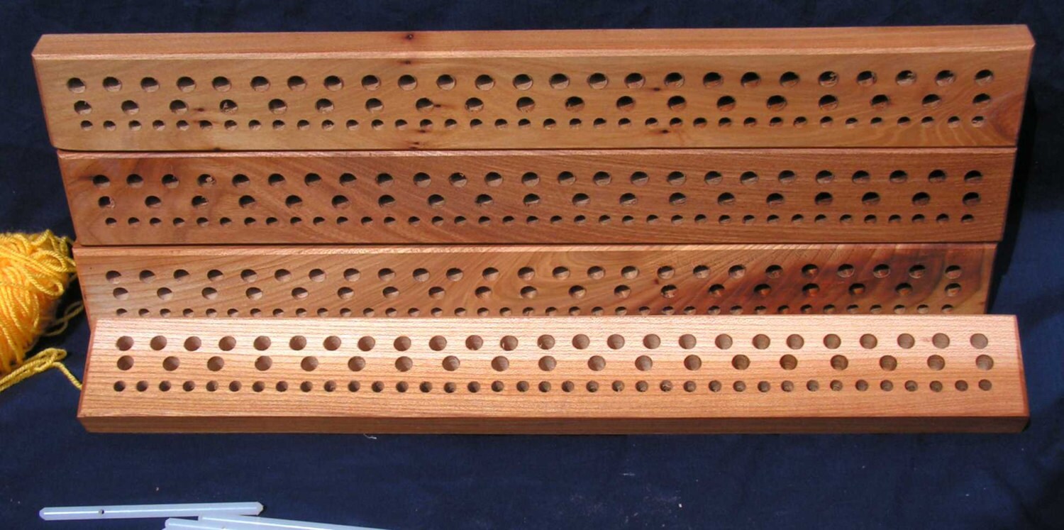500mm Oak Peg Loom 3 Rows 3 Different Spacings 6 & 9mm | Etsy