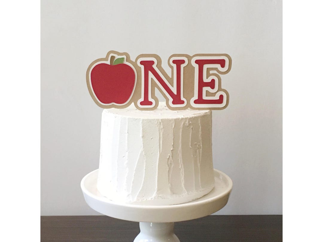 Apple Cake Topper, Apple Basket Party Decor, Apple Picking Party, Apple ...