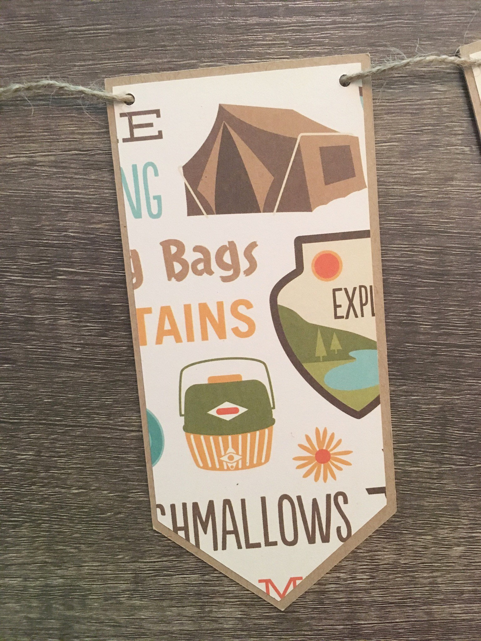 Camping Party Banner, Camping Theme Party Decor, Camping Classroom ...