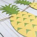 Pineapple Banner, Tropical Party Banner, Tutti Fruity Party Decor, Luau ...