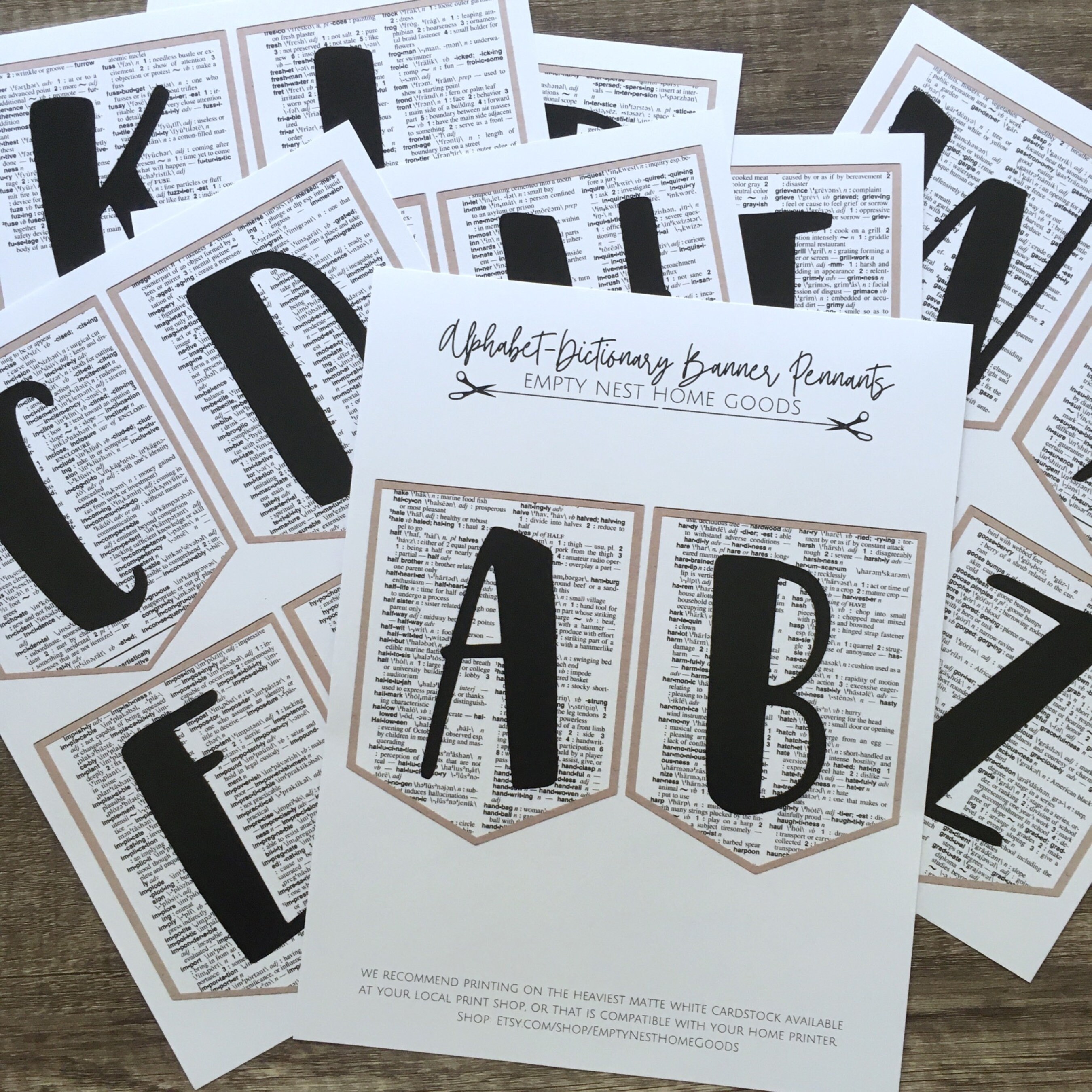 Printable Reading Theme Banner, Whole Printable Alphabet, Back to ...