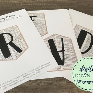 Printable Read Banner, Classroom Banners, Literature Themed Banner ...