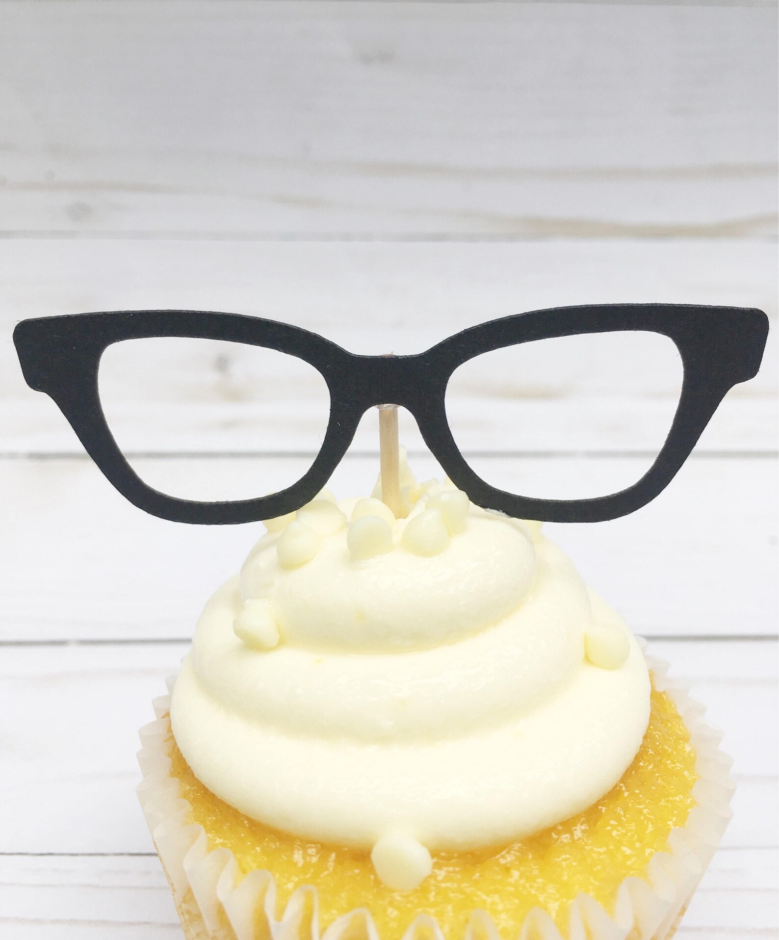 Nerd Glasses Cupcake Toppers, Reading Themed Party, Reading Glasses ...
