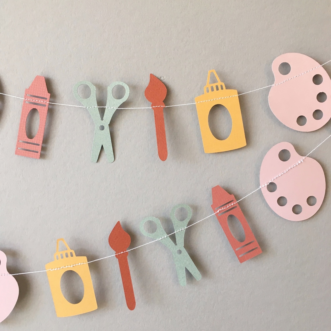 Back to School Garland Art Classroom Decor School Theme - Etsy