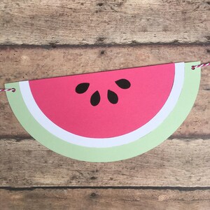 Watermelon Banner, Summer Fruit Banner, Tutti Fruity Party, Farmer's ...