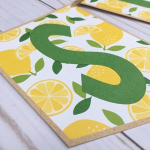 Summer Banner, Lemon Banner, Lemon Party Decor, Lemonade Party Banner ...