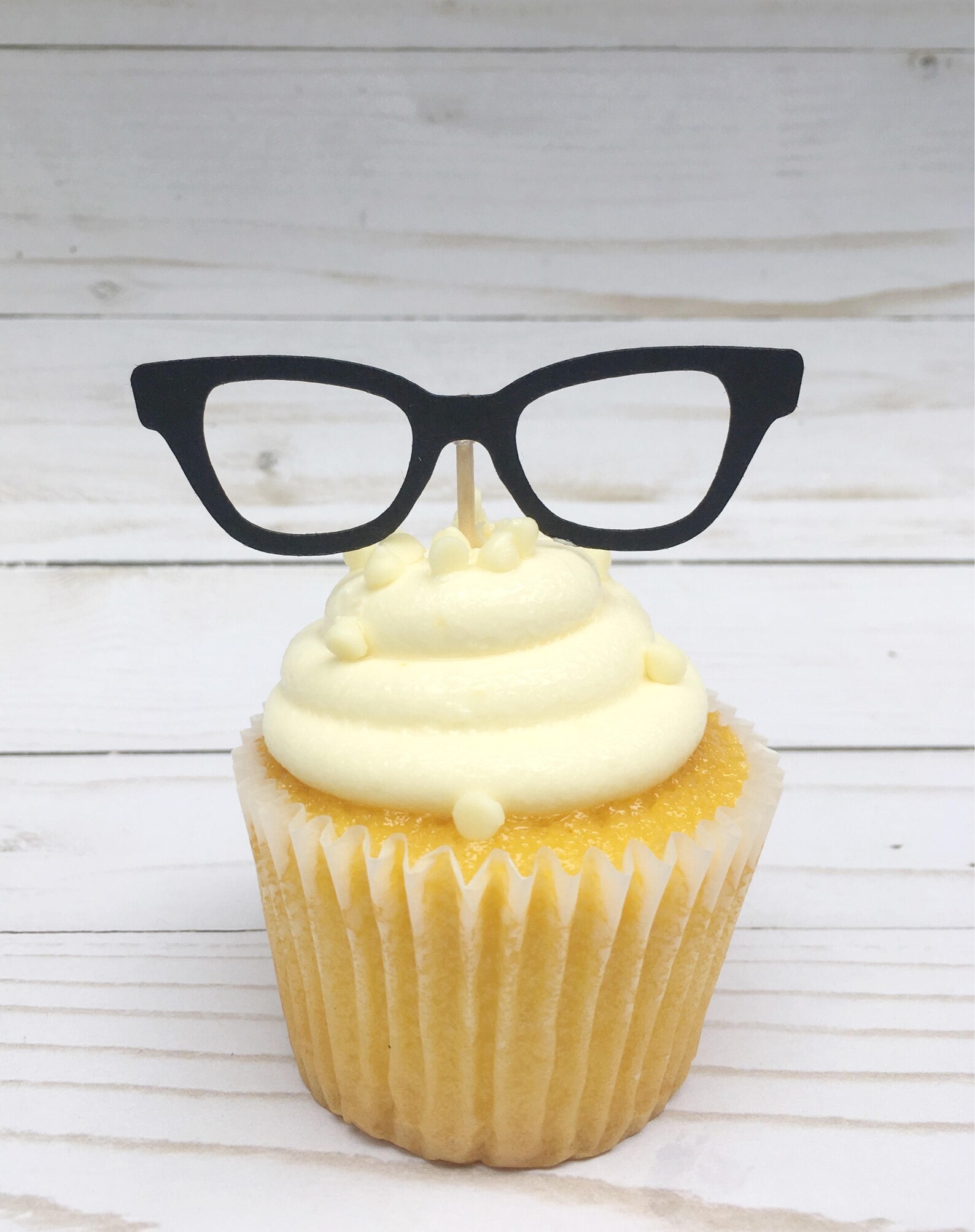 Nerd Glasses Cupcake Toppers, Reading Themed Party, Reading Glasses ...