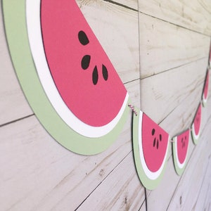 Watermelon Banner, Summer Fruit Banner, Tutti Fruity Party, Farmer's ...