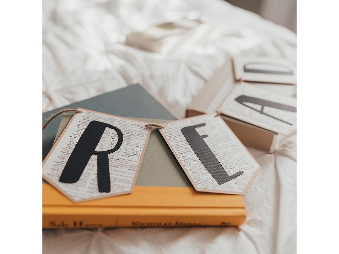 Reading Theme Banner, READ Banner, Book Theme Shower Decor, Book Party ...