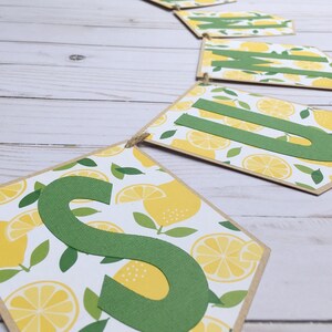 Summer Banner, Lemon Banner, Lemon Party Decor, Lemonade Party Banner ...