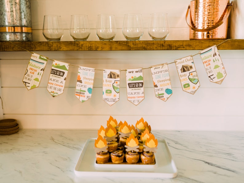 Camping Party Banner, Camping Theme Party Decor, Camping Classroom ...