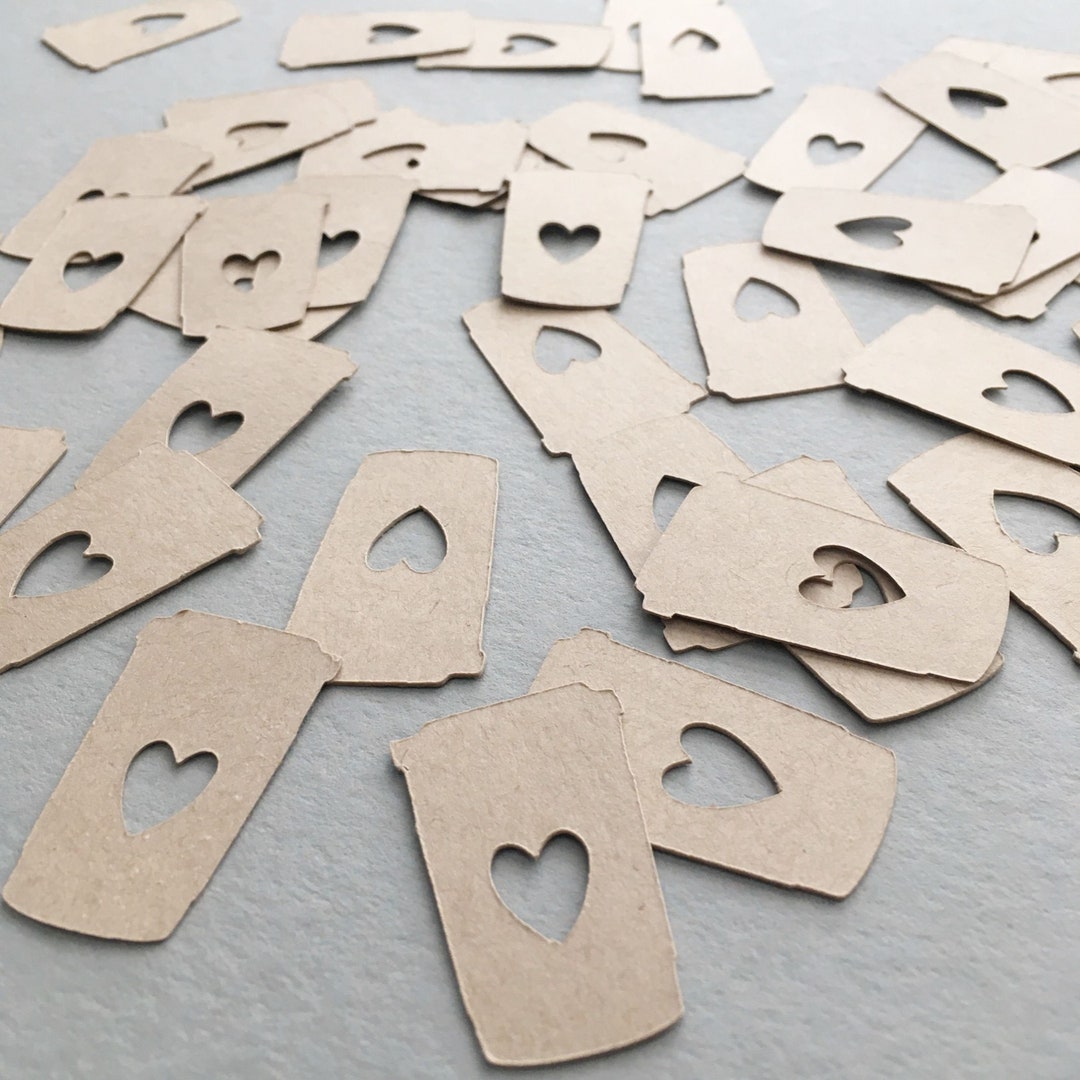 Latte Confetti, Coffee Theme Cutouts, Coffee Mug Die Cuts, Simple ...