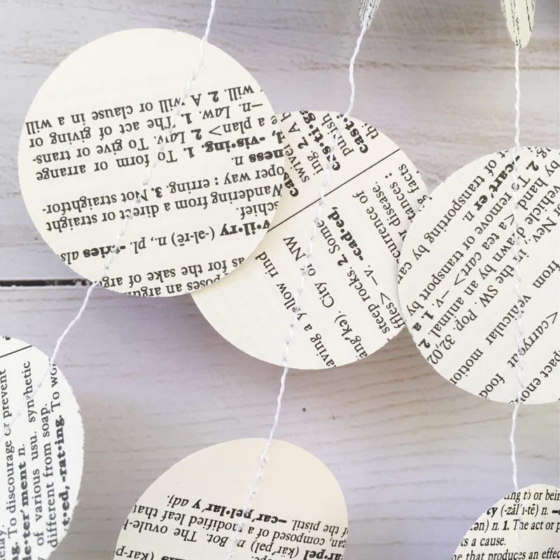 Book Garland - Etsy