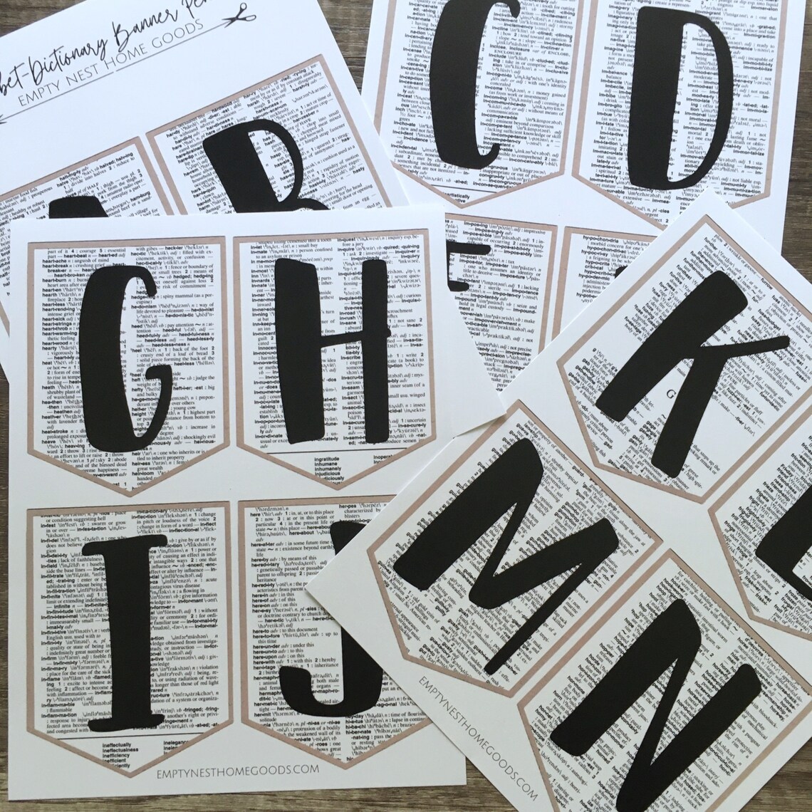 Printable Reading Theme Banner Whole Printable Alphabet Back - Etsy